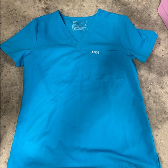 Figs | Other | Figs Catarina Scrub Top Women Small Extreme Blue | Poshmark